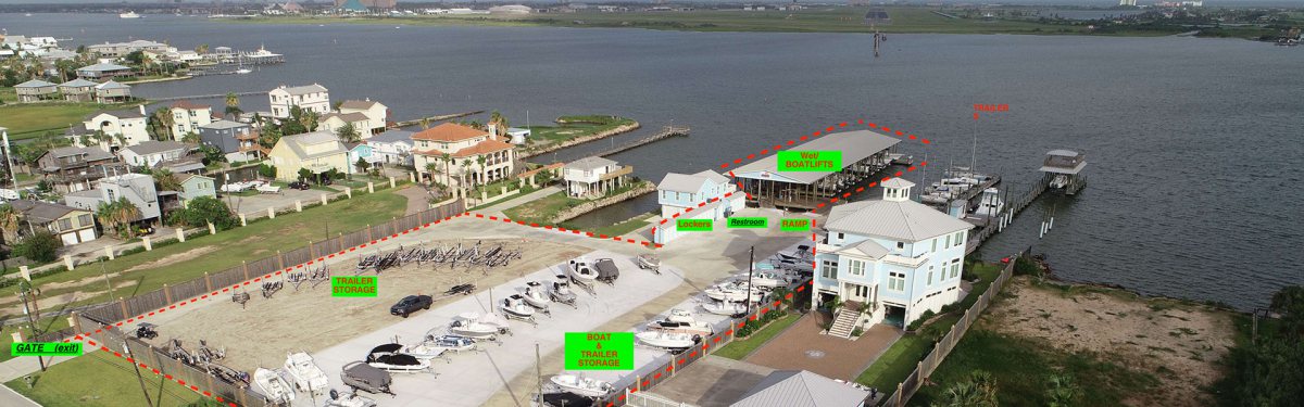 GALVESTON.COM: Sunset Marina at Offatts Bayou - Galveston, TX