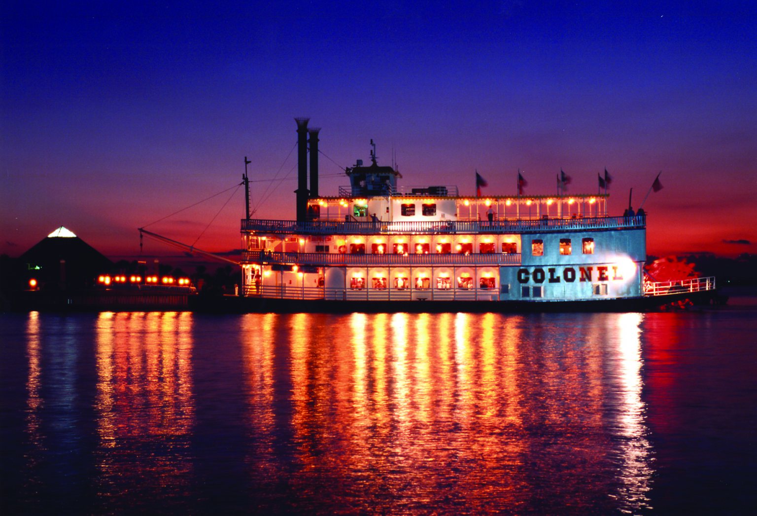 GALVESTON.COM: Dinner Cruise aboard the Colonel Paddlewheel Boat ...